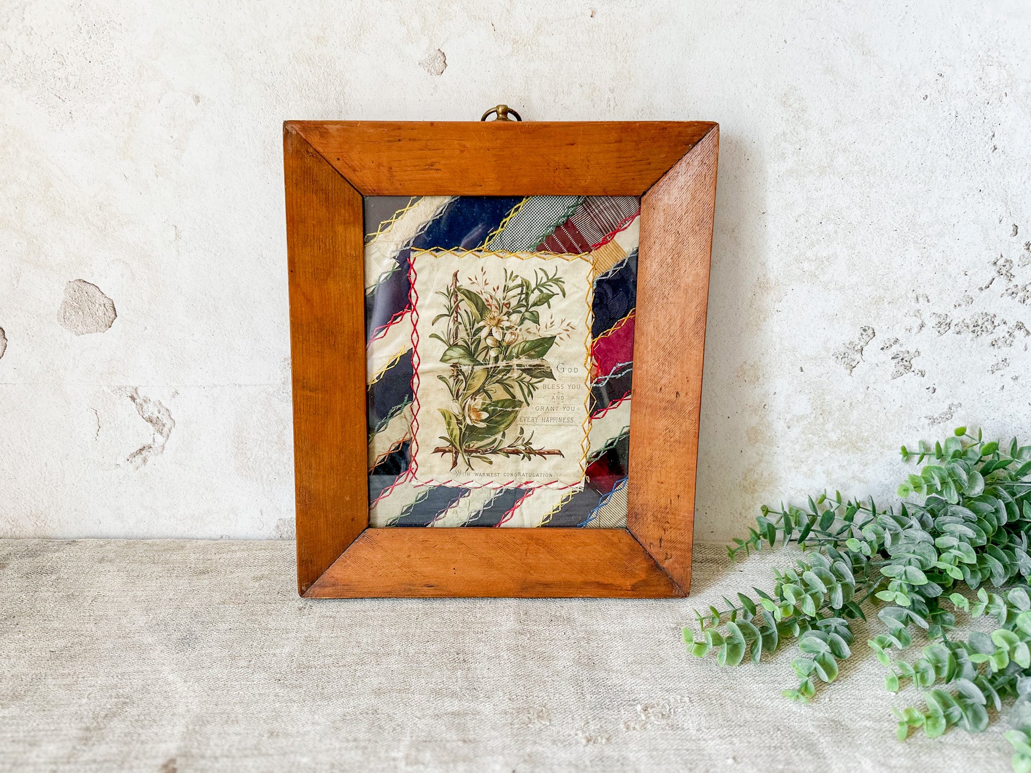 Framed Antique Crazy Quilt Block – Conard & Co.